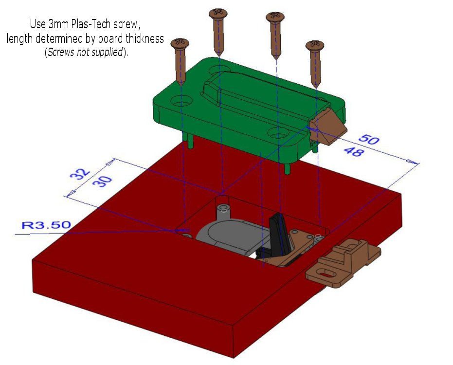Princess Unit Door Catch - Locks and Catches - Grassroutes Leisure Ltd