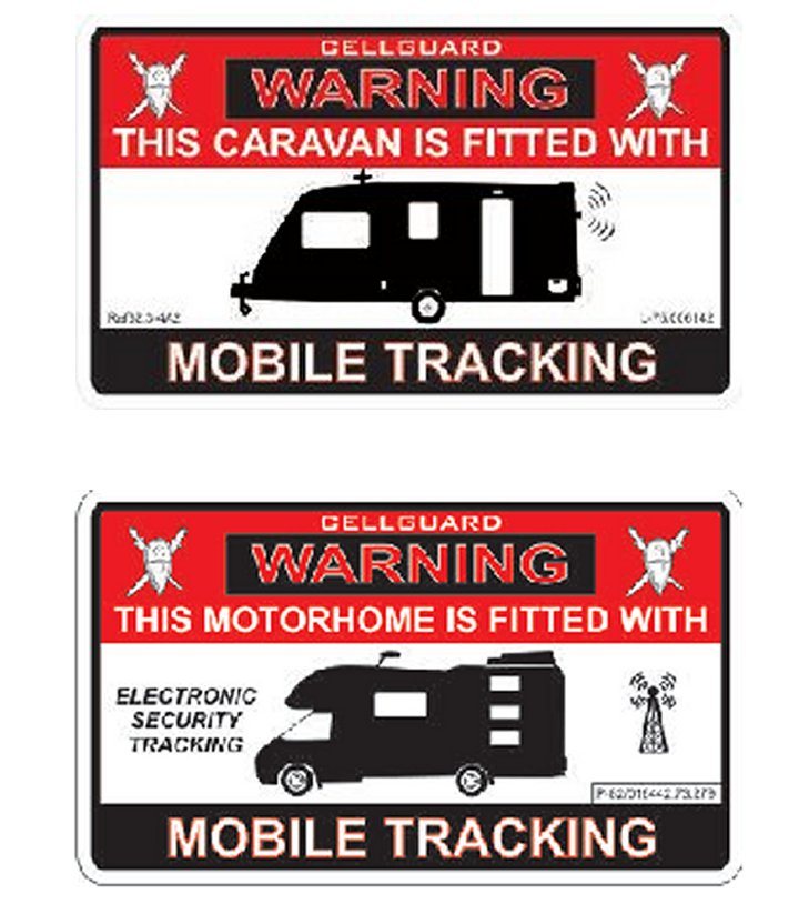 W4 Mobile Tracking Fitted Stickers - Levellers - Grassroutes Leisure Ltd