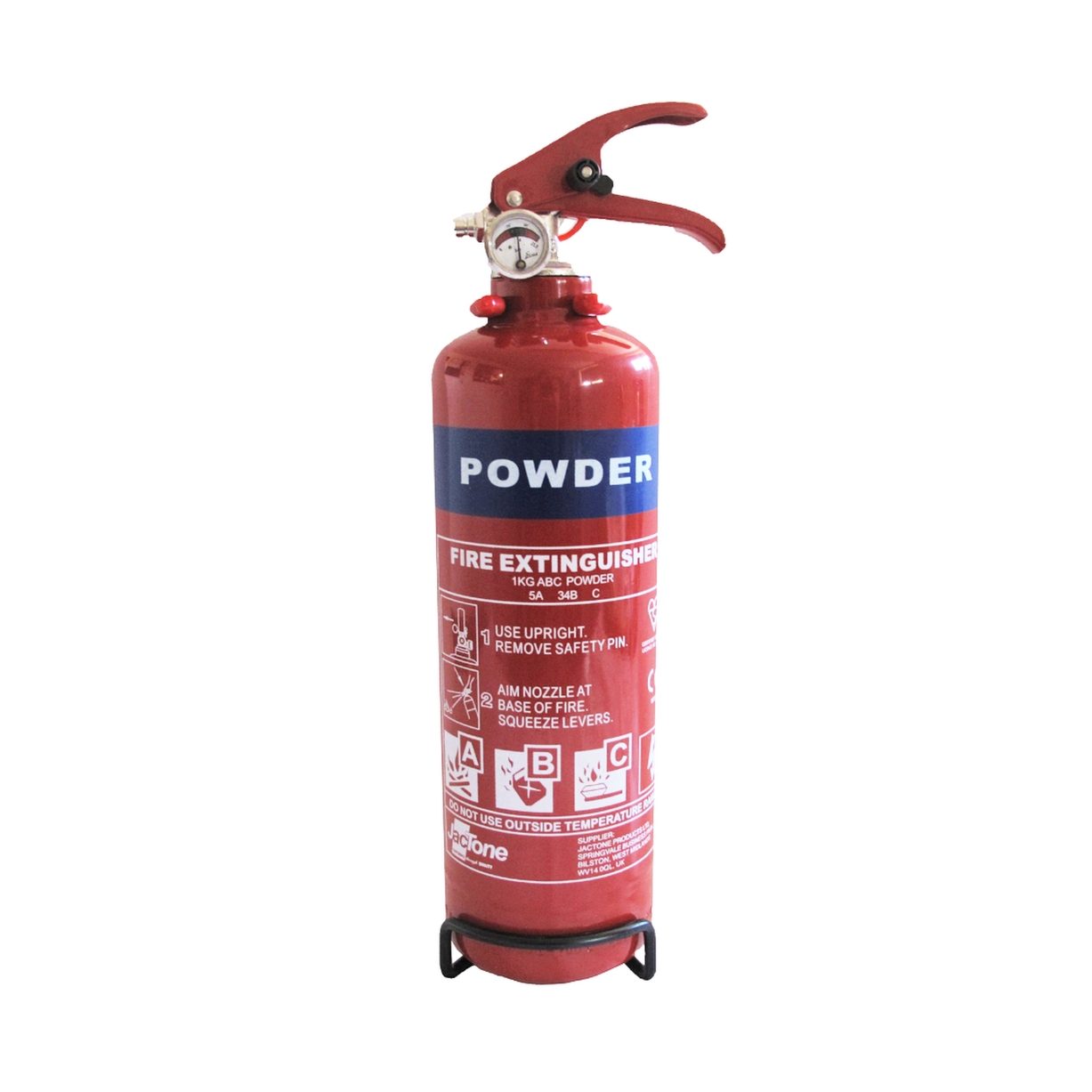 Jactone Fire Extinguisher 1kg - Fire Extinguishers - Grassroutes ...