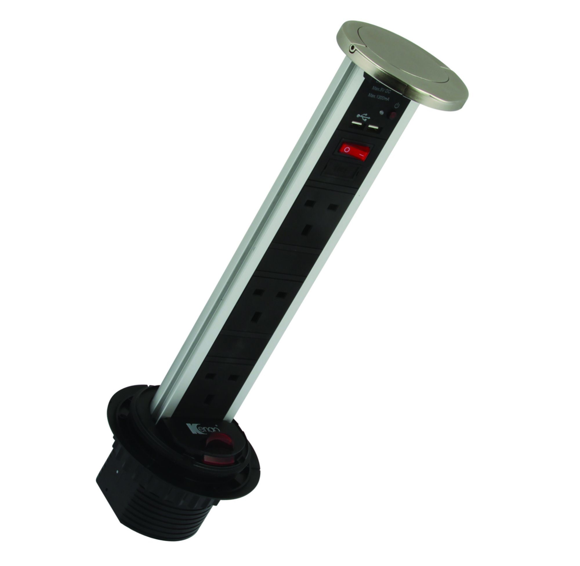 Vertical Powerdock with 2 x USB Sockets - Switches & Sockets ...