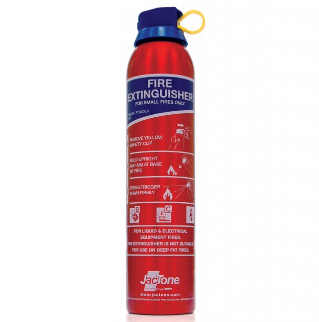 Jactone Fire Extinguisher 950g - Red or Silver - Fire Extinguishers ...
